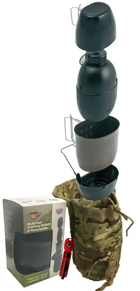 Multi-Fuel Cooking System (5 Piece Set) - Multicam